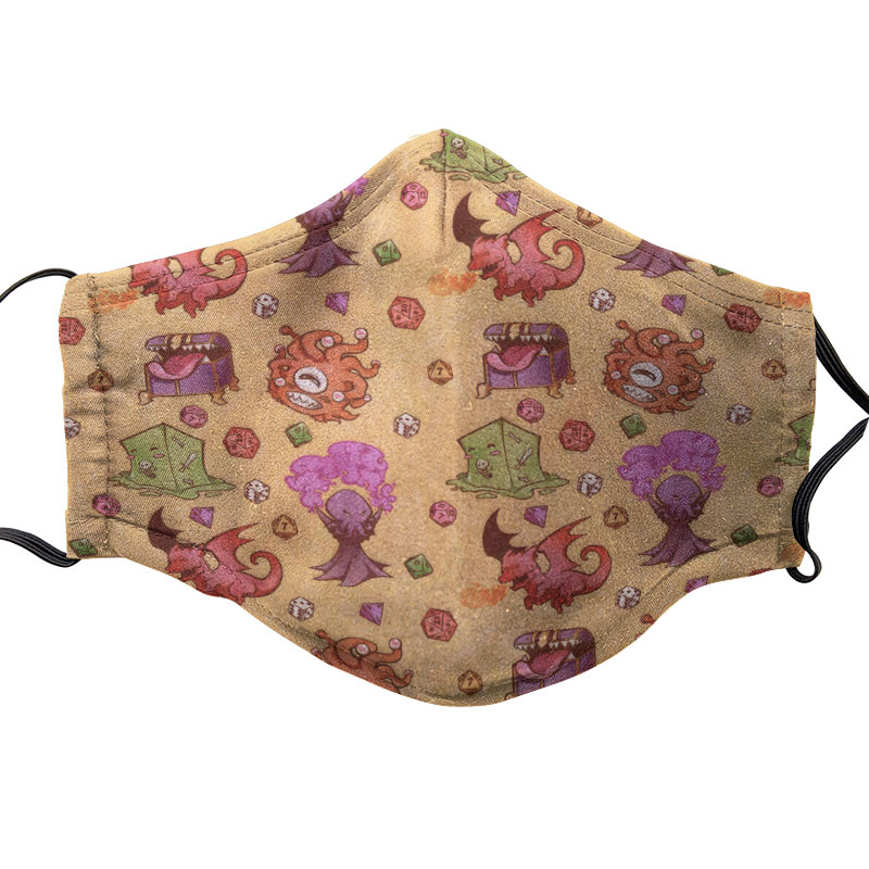 Dungeons & Dragons Face Mask - M5 - BUCKPRINTS